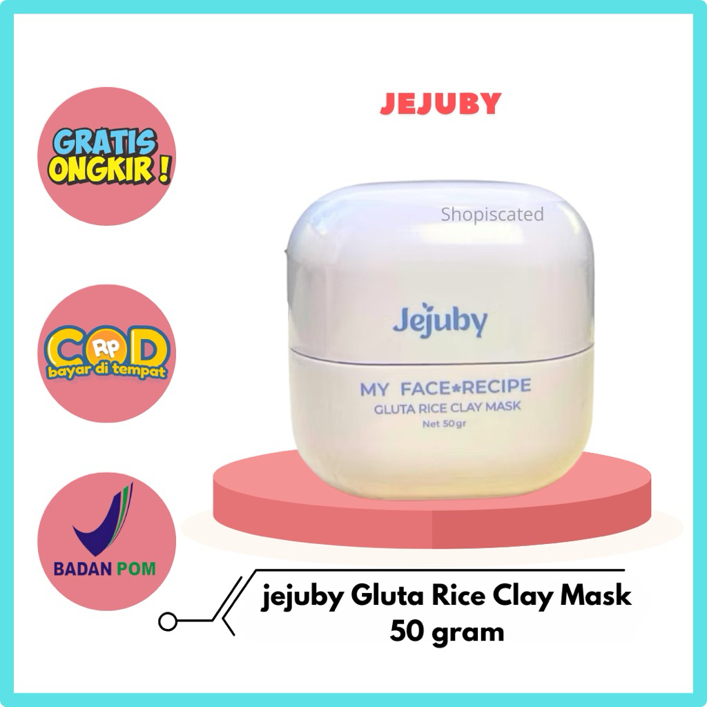 Jual JEJUBY GLUTA RICE CLAY MASK For Acne-Rice Mask-Face Mask|Jejuby ...