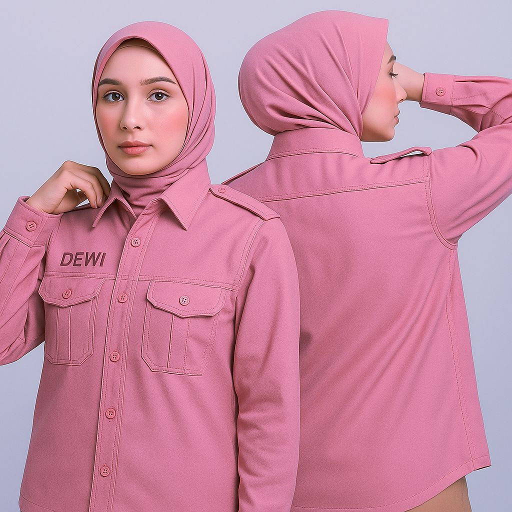 Jual Seragam POSYANDU Wanita – Kemeja Bordir Perawat, medis, karyawan ...