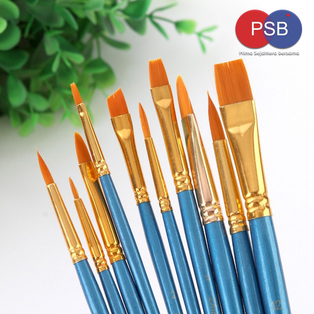 Jual Kuas Lukis Set Murah / Painting Brush Value Pack | Shopee Indonesia