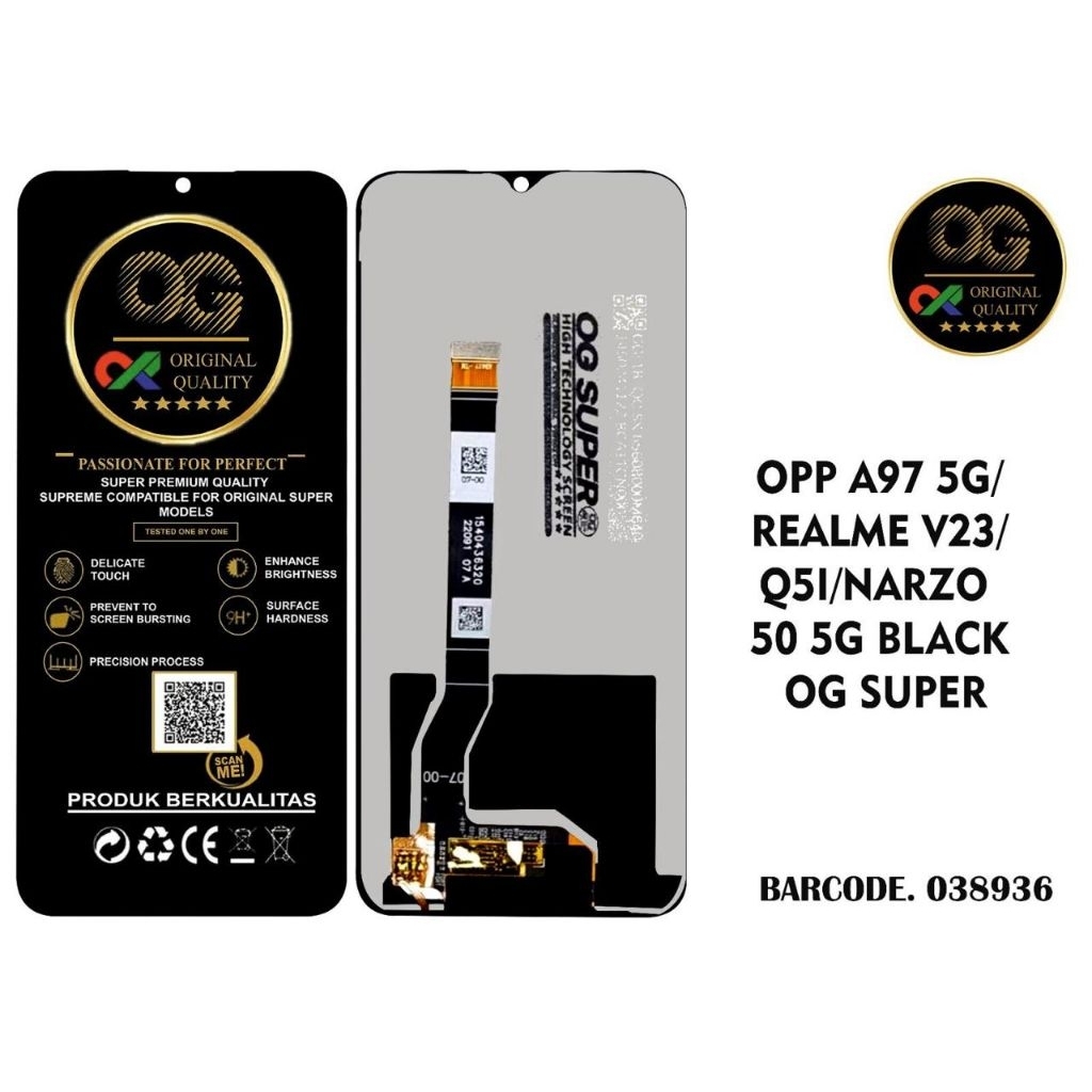 Jual LCD OPPO A97 5G / REALME V23 / Q5I / NARZO 50 5G OG SUPER | Shopee Indonesia