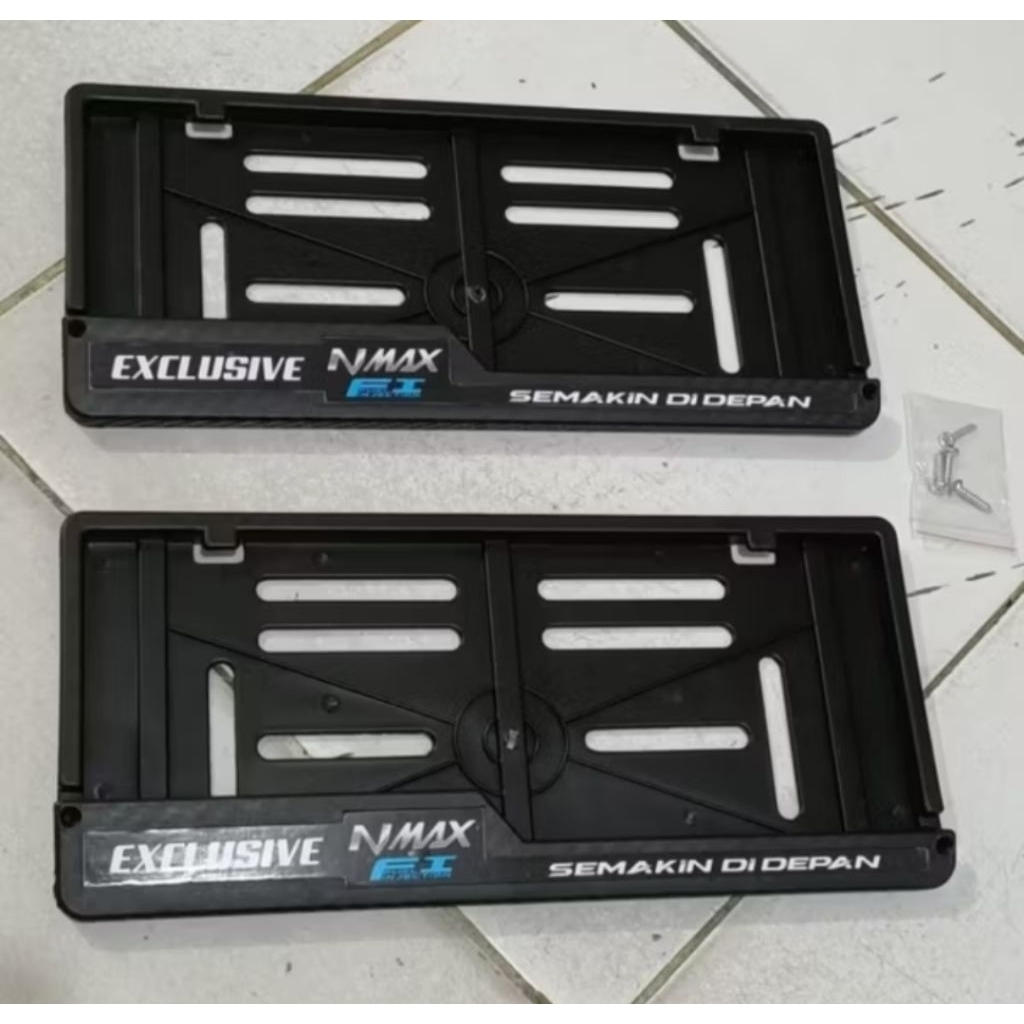 Jual Exclusive Bingkai Plat Nomor Motor Model Yamaha Tempat Plat Nomor ...