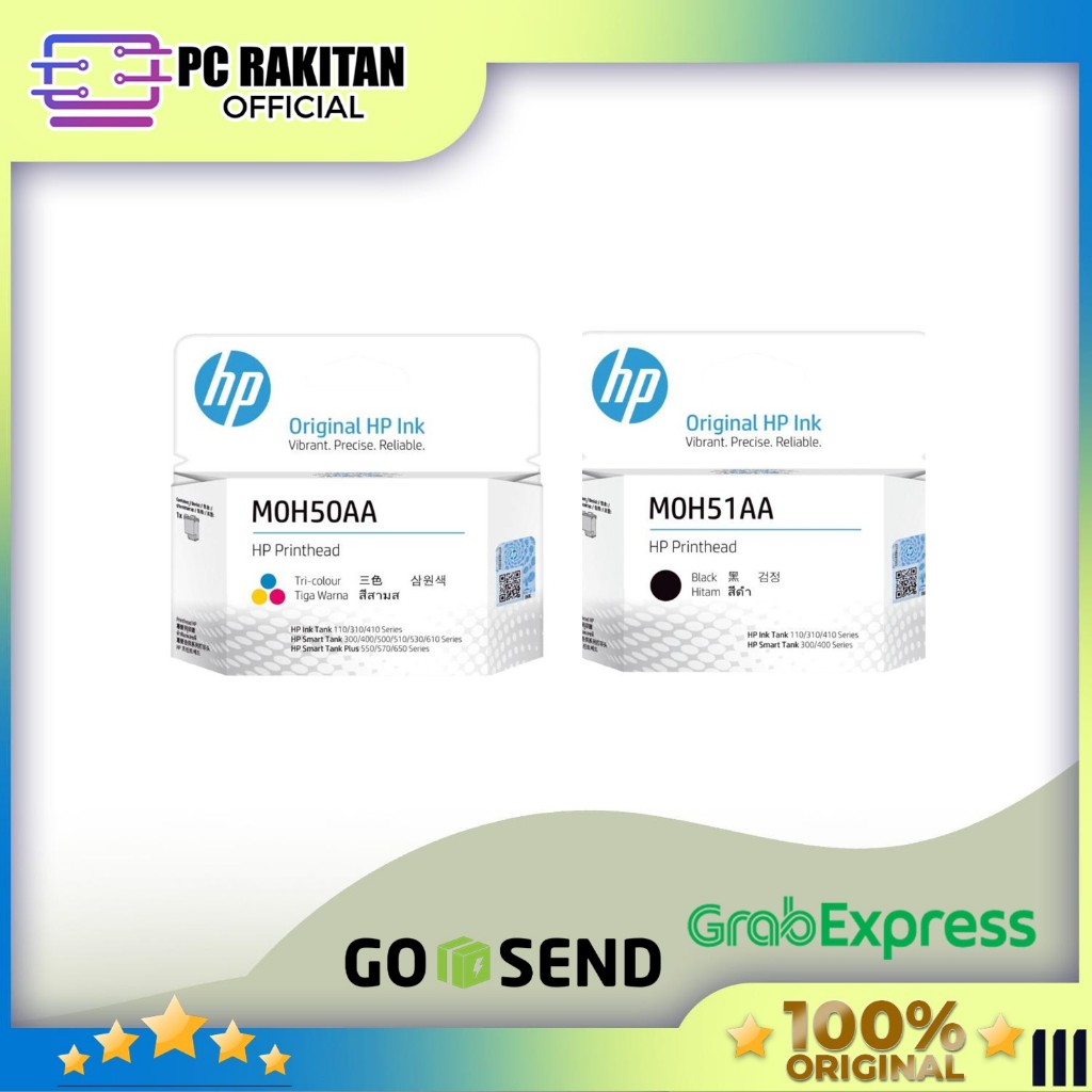 Jual HP PRINT HEAD M0H50AA COLOUR / BLACK M0H51AA | Shopee Indonesia