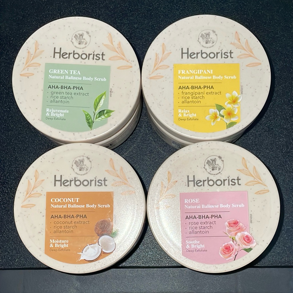 Jual Herborist Natural Balinese Body Scrub AHA-BHA-PHA 100gr | Shopee ...