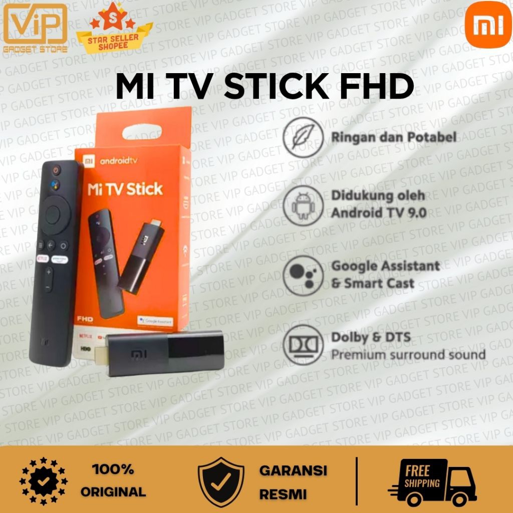 Jual Xiaomi Mi TV Stick Android TV Full HD Quadcore Mi TV Stik Garansi ...