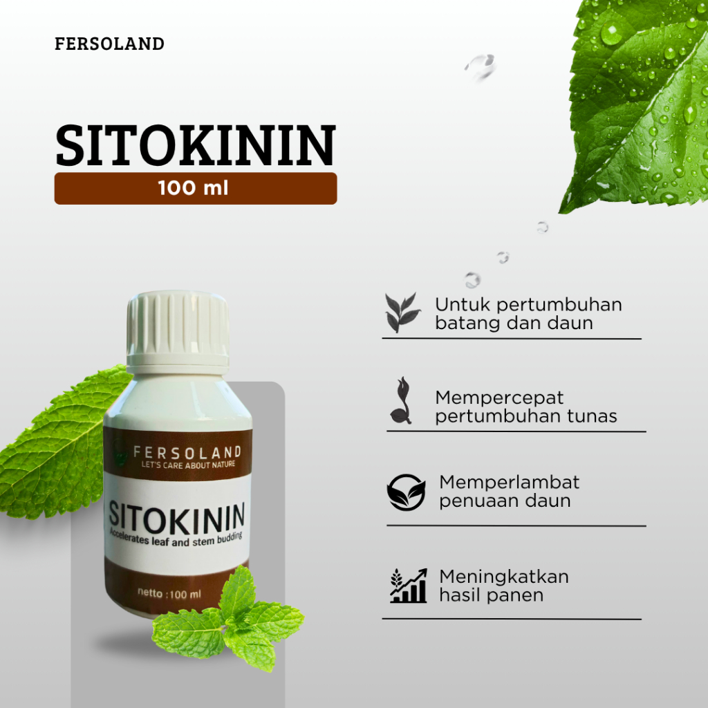 Jual Sitokinin 100 ml | untuk pertumbuhan batang daun tanaman | zpt ...