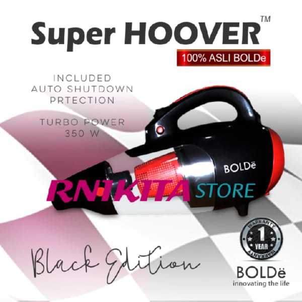 Jual Vacuum BOLDe SUPER HOOVER BLACK RED 2in1 ECO Cyclone 350 W ...