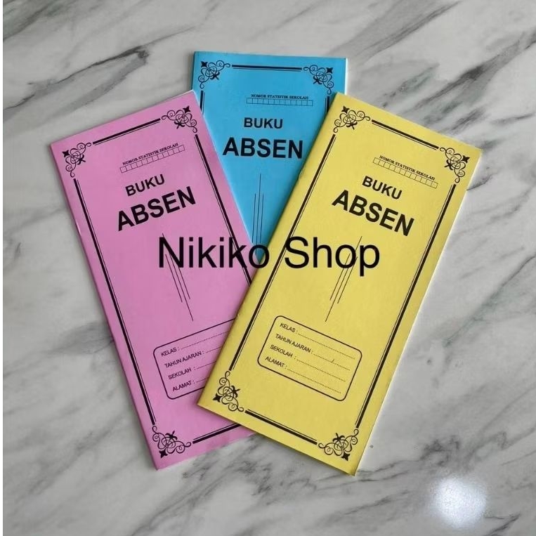 Jual Buku Absen Siswa Buku Absensi Buku Daftar Hadir Siswa | Shopee Indonesia