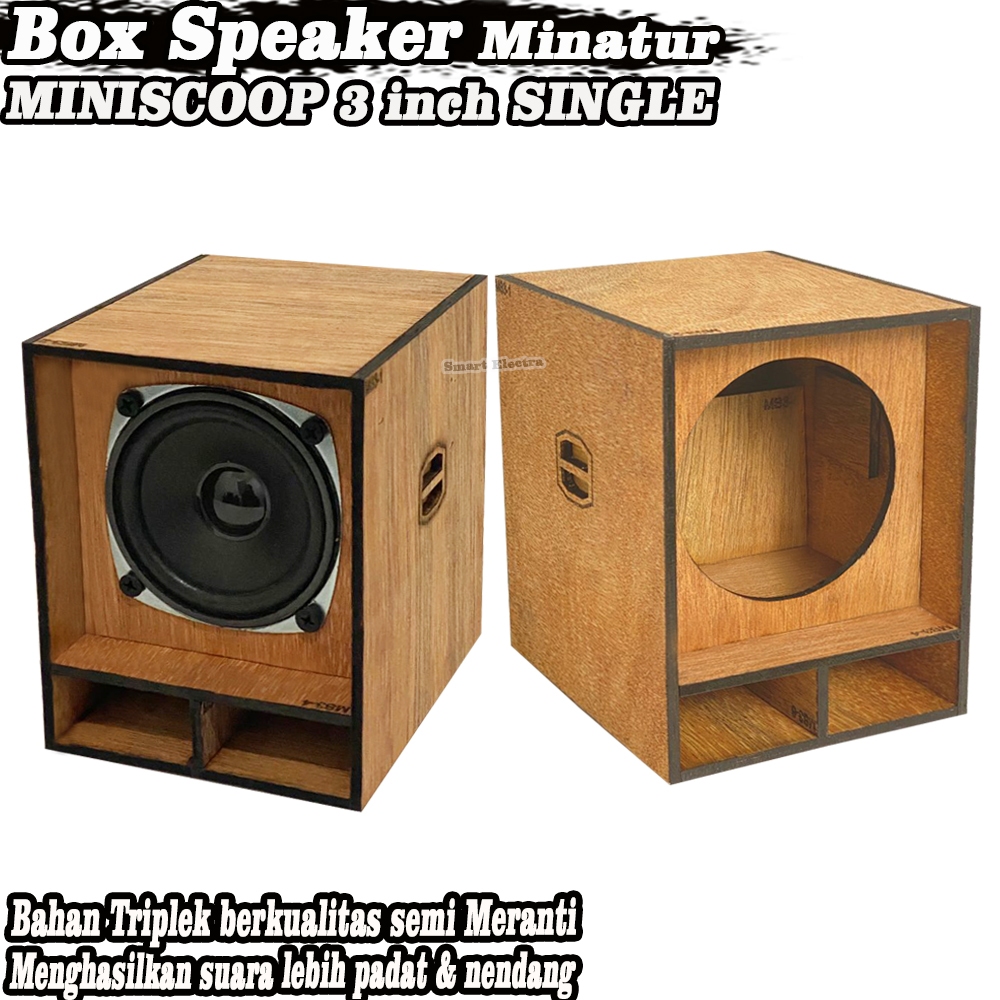 Jual Box Speaker Miniatur Miniscoop 3 inch | Shopee Indonesia