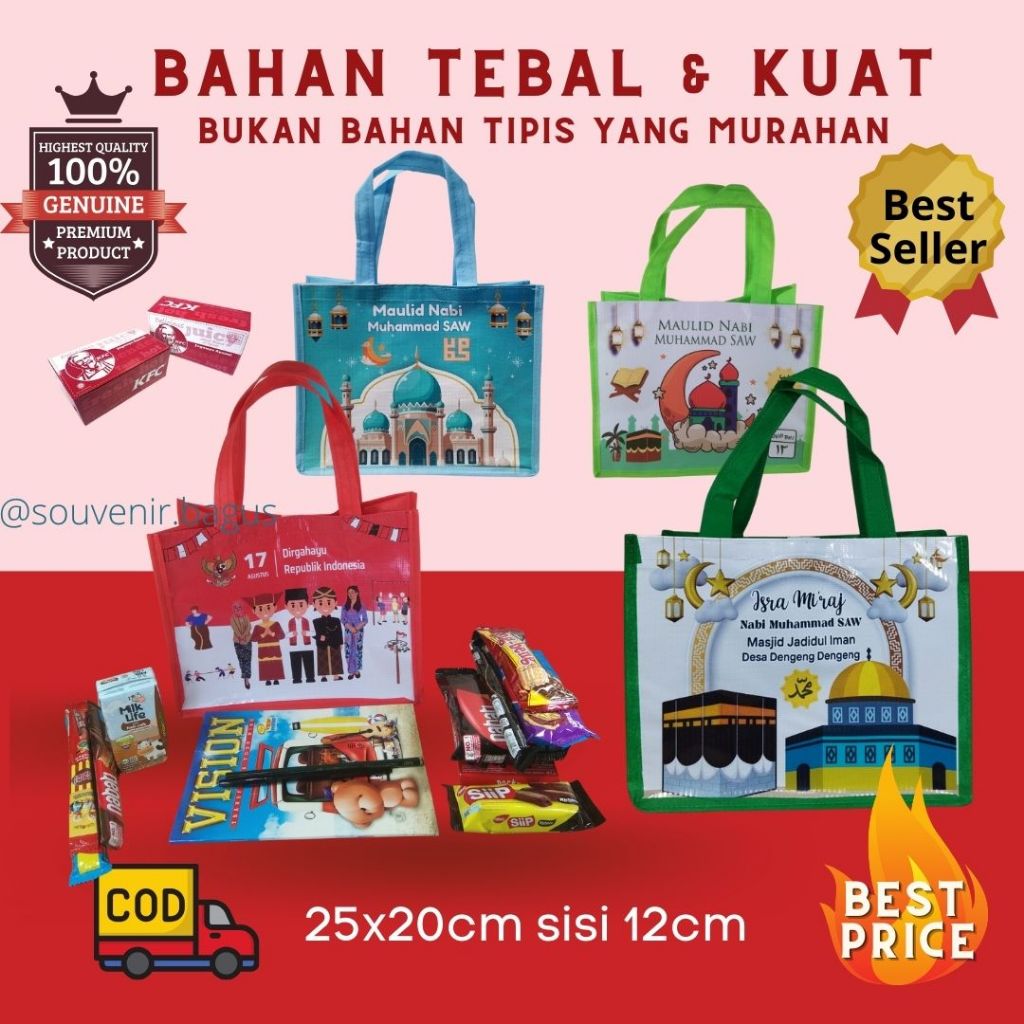 Jual Tas 17 Agustus Dirgahayu Indoensia Custom Manasik Haji Cilik ...