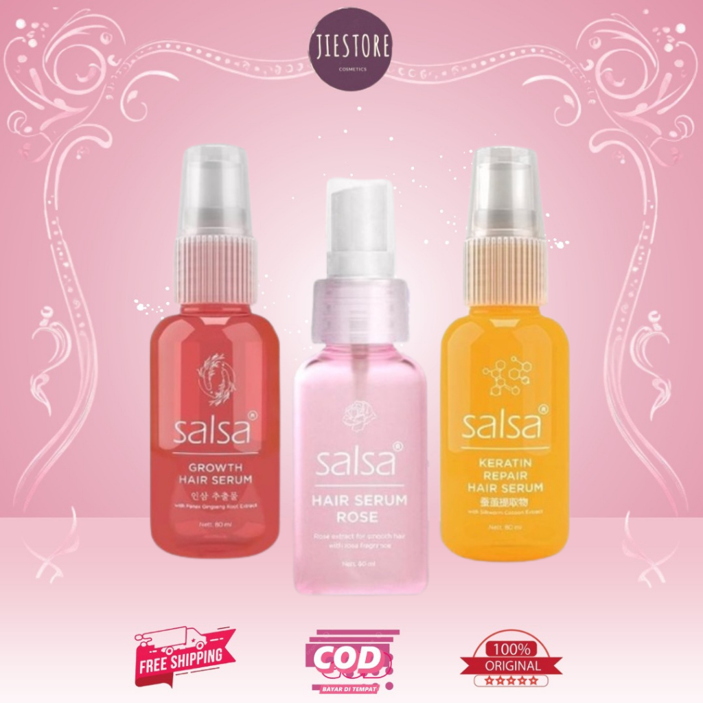 Jual SALSA Hair Serum Perawatan Rambut Keratin & Growth Treatment ...