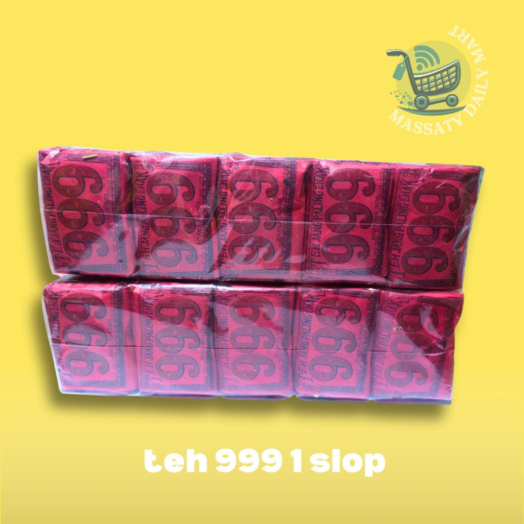 Jual TEH 999 KHAS SOLO 1 SLOP= 10 × 40 GRAM / Teh 999 (TANPA MINIMAL ...