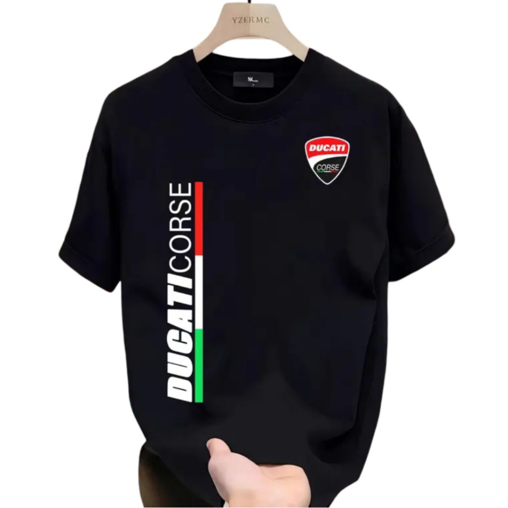 Jual Kaos Ducati Corse / Baju Pria Wanita T-Shrit Custom combed 24s ...