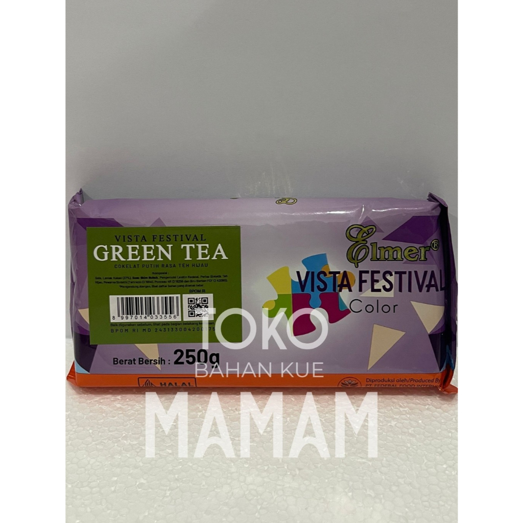 Jual Elmer Green Tea Coklat Compound Hijau Tua 250gr – Coklat Compound ...