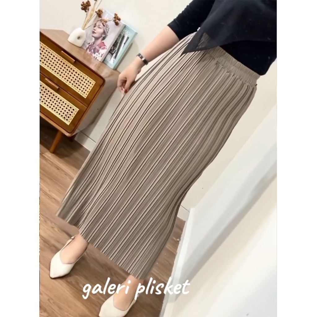 Jual Rok Plisket Span Panjang / Rok Span Panjang / Plisket BB / Galery ...