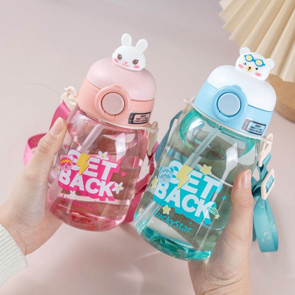 Jual Botol Minum Premium New Design BPA FREE Anak TK SD PAUD Gemoy Lucu ...