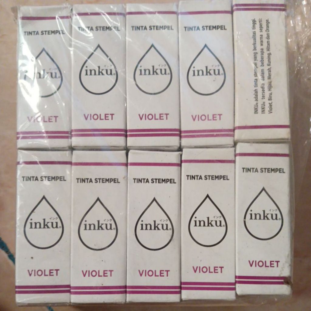 Jual TINTA STEMPEL inku Warna Violet | Shopee Indonesia