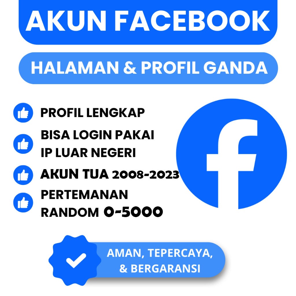 Jual FACEBOOK TUA BISA BUAT HALAMAN / PROFIL GANDA | Shopee Indonesia