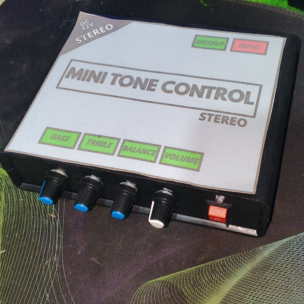 Jual TONE CONTROL STEREO BASS TRIBLE BALANCE DC 12 VOLT , MINI TONE ...
