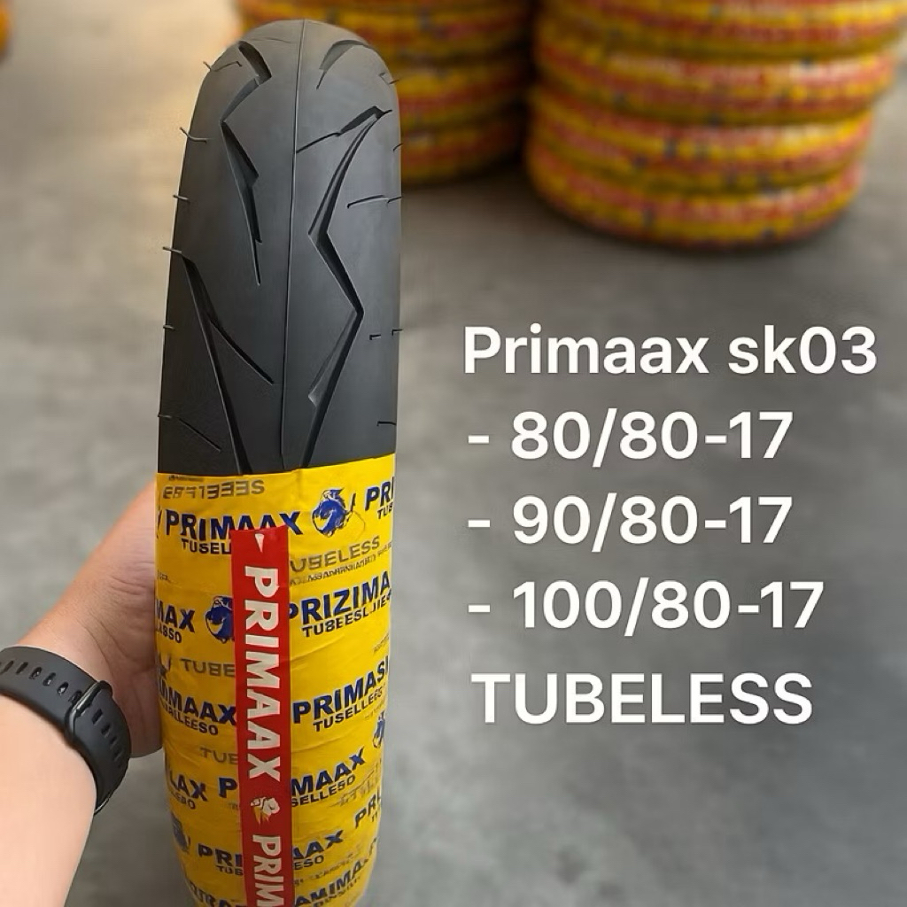 Jual 100% ORIGINAL & BARU BAN PRIMAAX SK-03 CARNAGE TUBELESS RING 14 17 UKURAN 80/90-14 80/80-17 ...