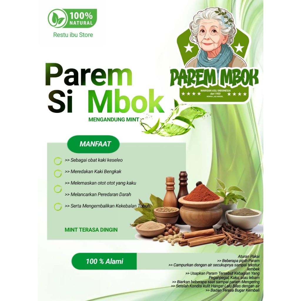 Jual Parem si Mbok isi 1(1box isi 40butir) | Shopee Indonesia