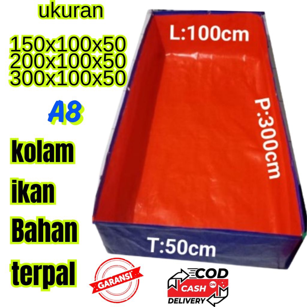 Jual kolam terpal kolam ikan tandon air | Shopee Indonesia