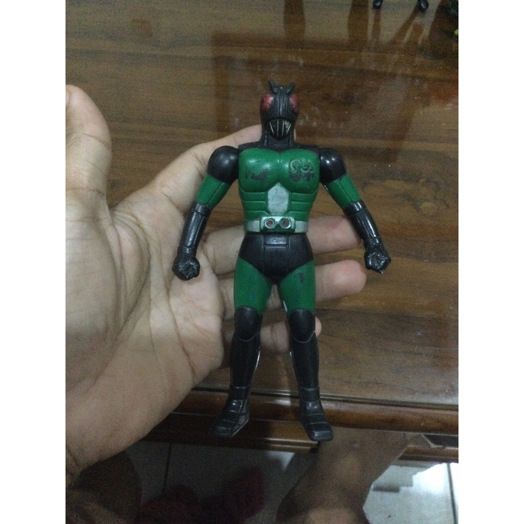 Jual kamen rider black rx satria baja hitam figure kw marking taiwan ...