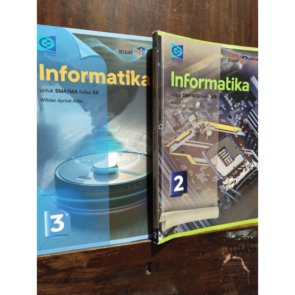 Jual Buku Informatika 1,2,3 SMA/MA Kelas X,XI,XII Kurikulum Merdeka Grafindo | Shopee Indonesia