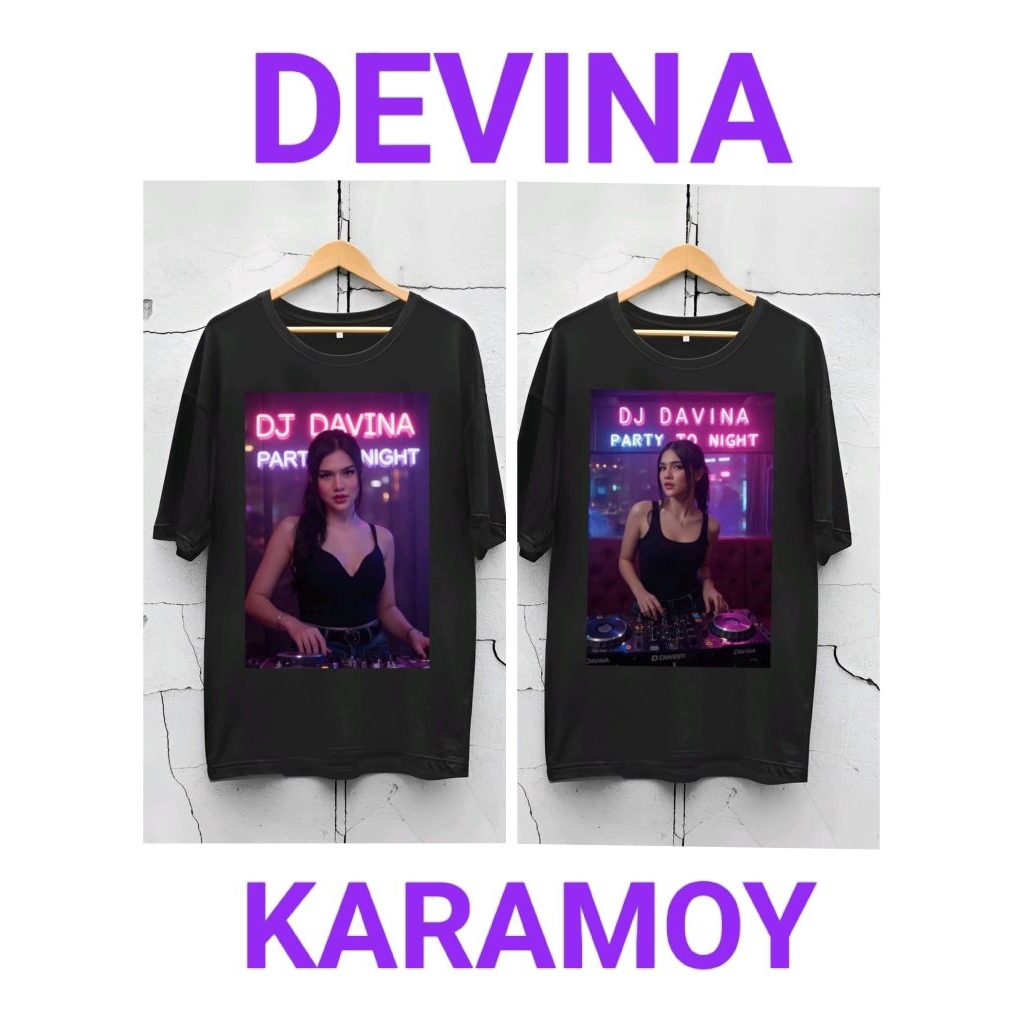 Jual KAOS DEVINA KARAMOY GEMOY DAN CANTIK | Shopee Indonesia