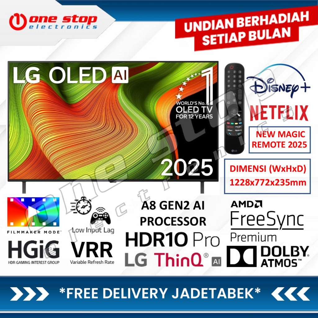 Jual LG OLED55B5 OLED AI B5 4K UHD Smart TV 55 Inch - OLED55B5PSA ...
