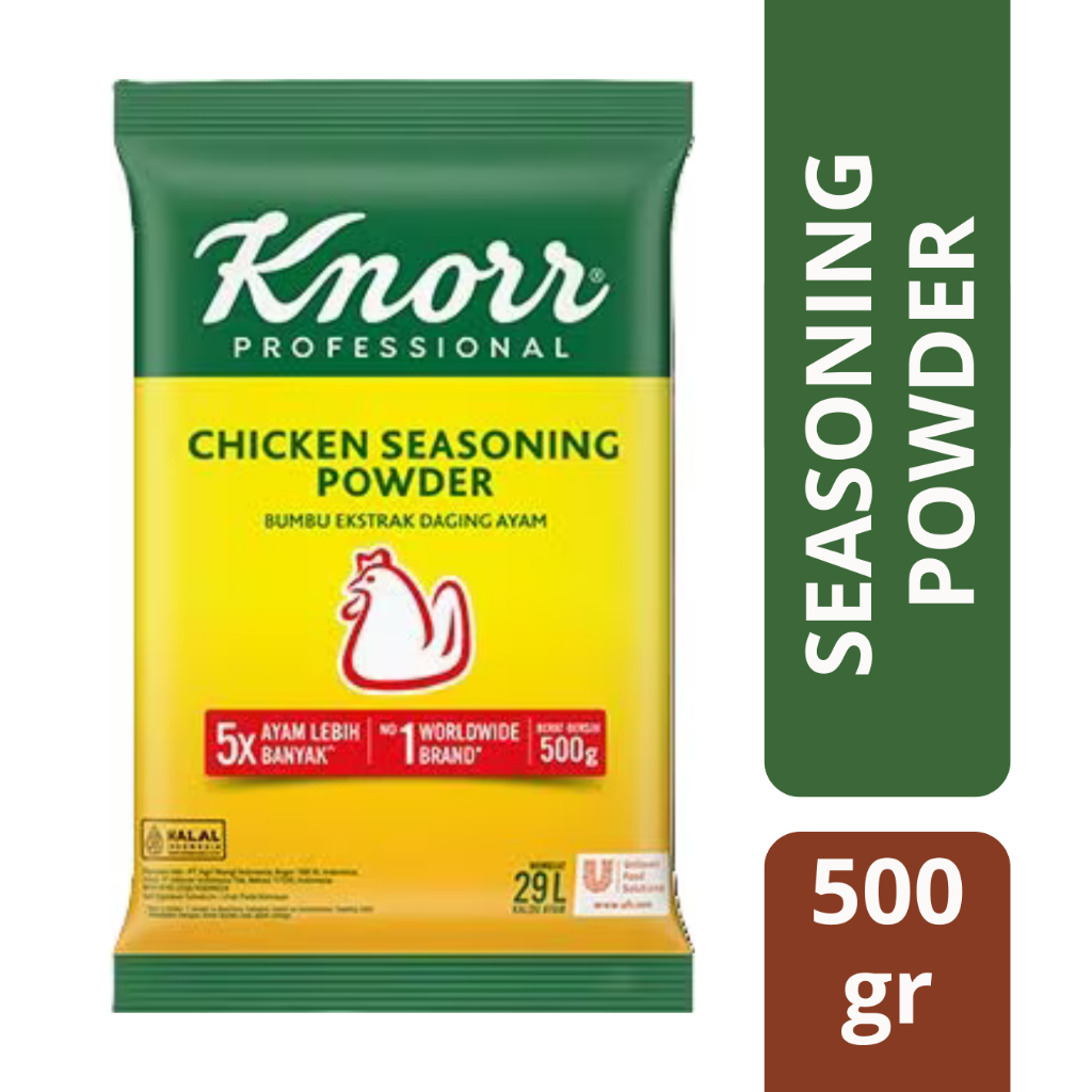 Jual KNORR Chicken Seasoning Powder 500gr / Bumbu Ekstrak Daging Ayam ...