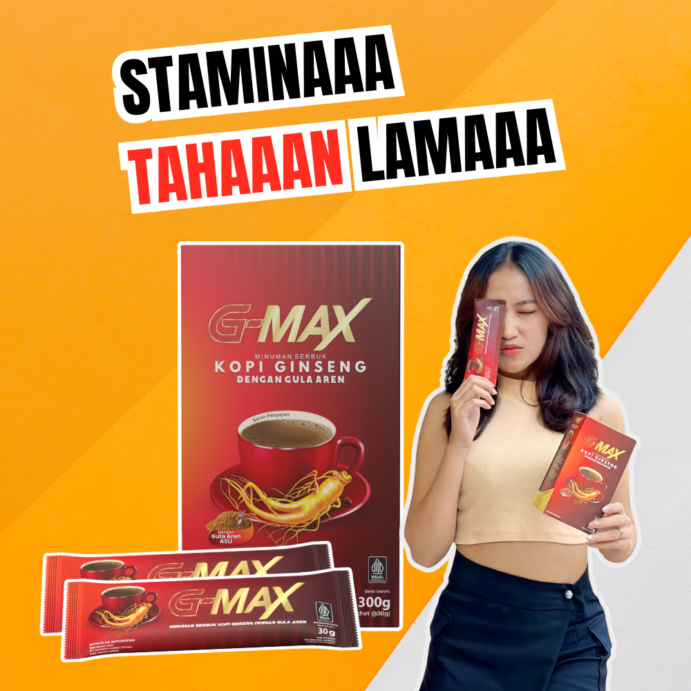 Jual KOPI G MAX ORIGINAL MINUMAN EXTRA GINGSENG BPOM & HALAL - 1 BOX 10 SACHET | Shopee Indonesia