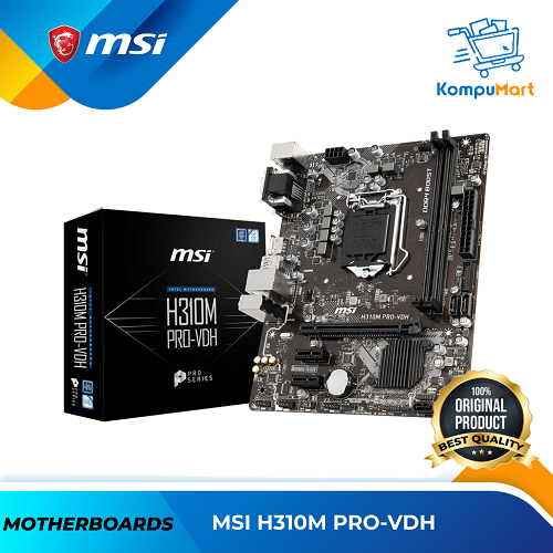 Jual MSI H310M Pro-VDH (LGA1151, H310, DDR4, USB3.1, SATA3) | Shopee Indonesia