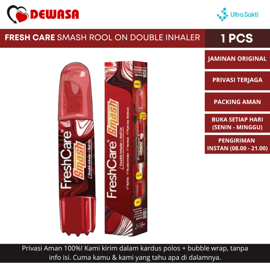 Jual FreshCare Smash Rool On Double Inhaler - 10ml | Shopee Indonesia