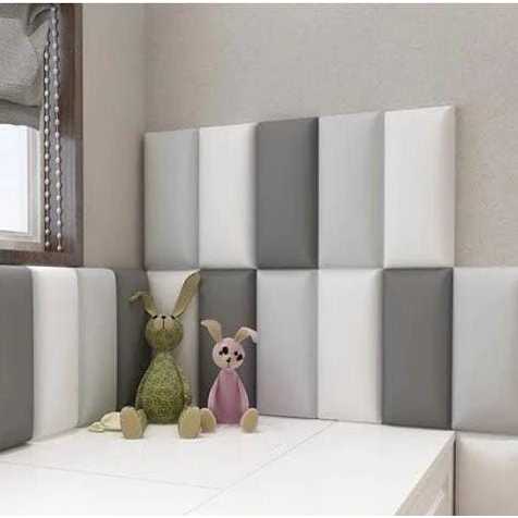 Jual Arexa Headboard Wall Panel Kotak 60cm x 20cm Oskar Kulit Sintetis ...