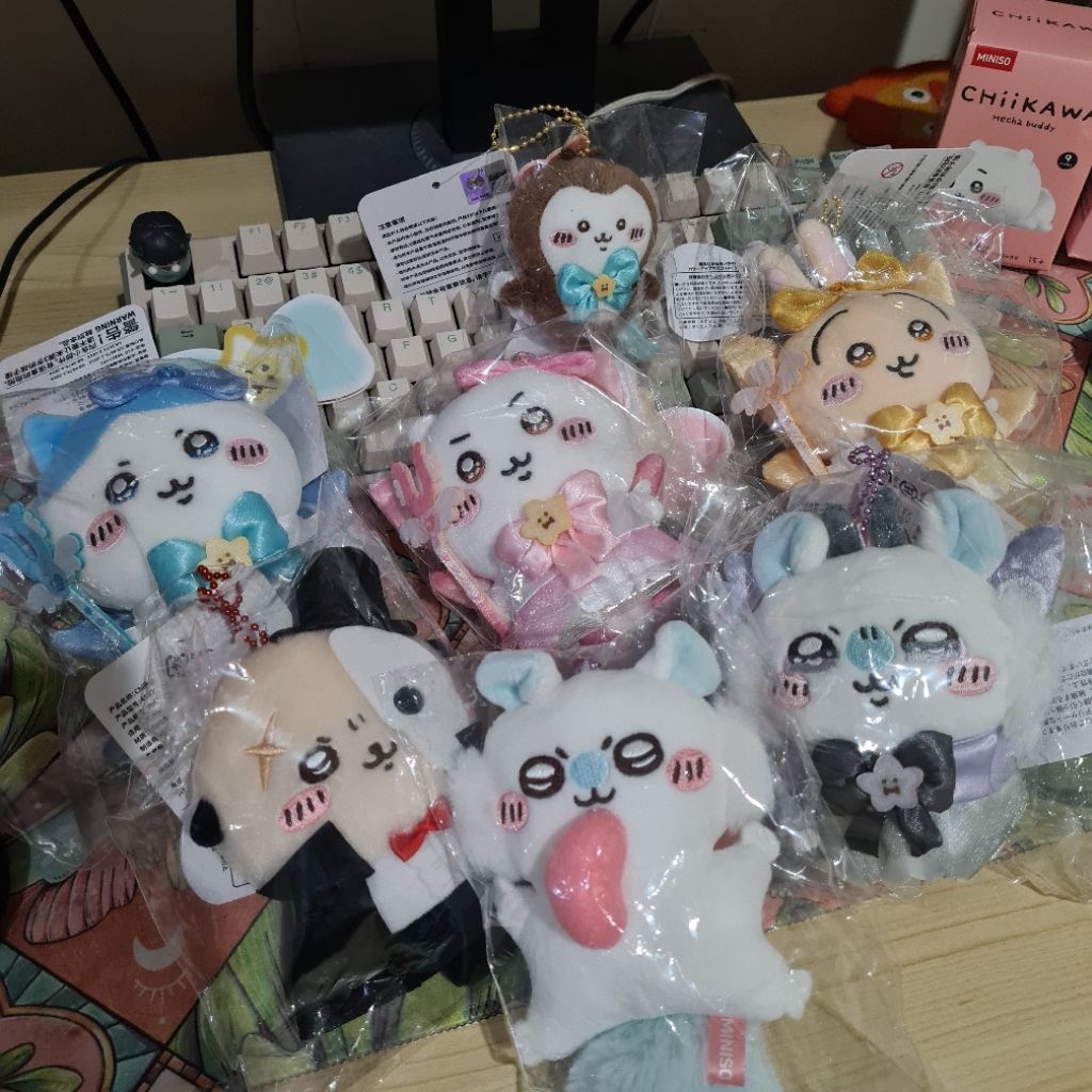 Jual (READY) Chiikawa Super Magical Girl Series & Miniso Plush Keychain ...