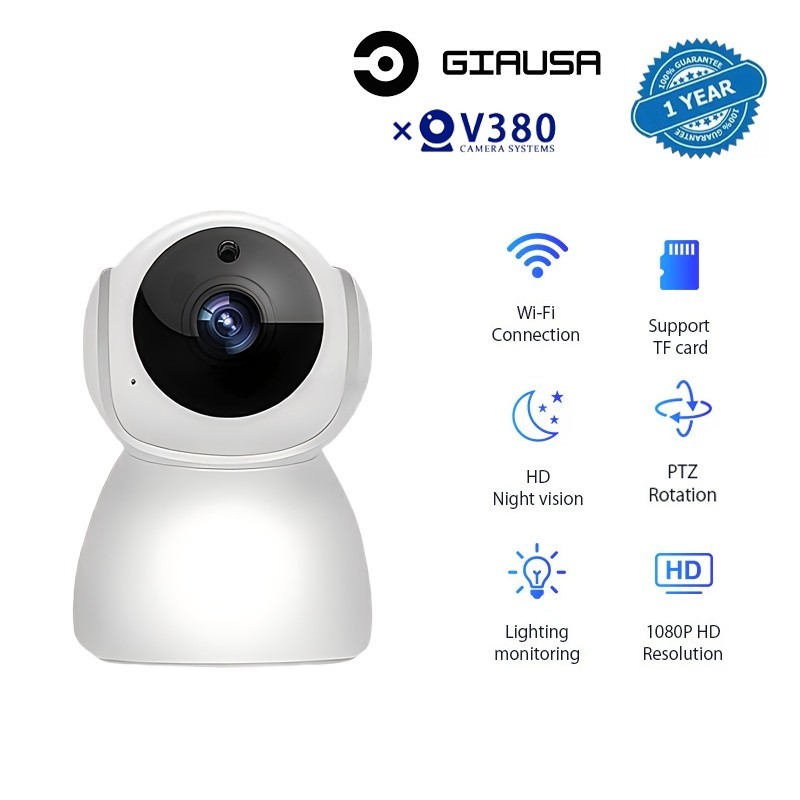 Jual V380 Pro Q1CCTV Kamera Wifi Sambung Ke Ponsel 1080P Smart Home ...