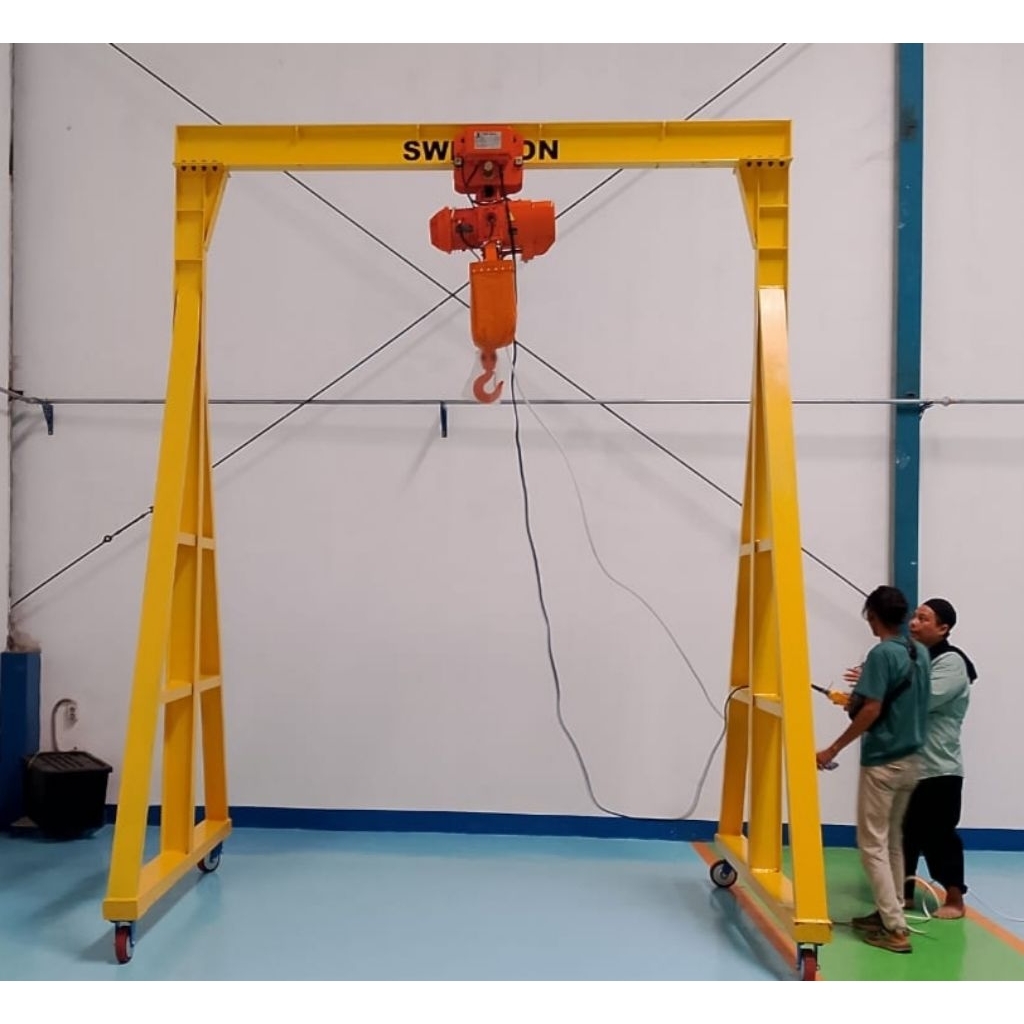 Jual Gantry Crane Cap 2 Ton(Tinggi 3 Meter Lebar 3 Meter)Plus Electric ...