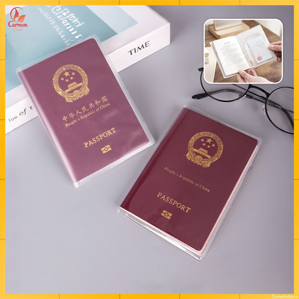 Jual Cover Passport Sampul Passport Transparan / Sampul Buku Nikah ...