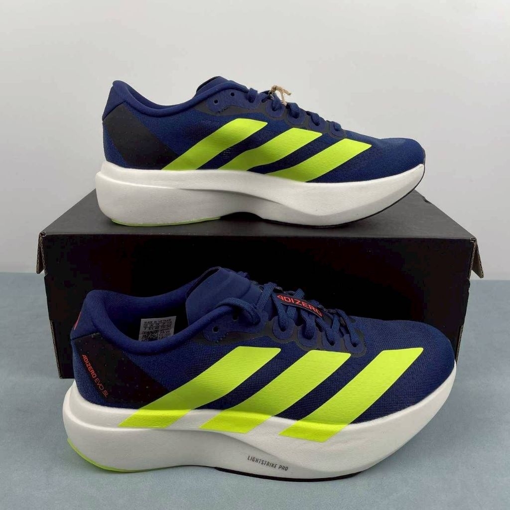 Jual Sepatu Running Adizero Evo SL Dark Blue Green | Shopee Indonesia