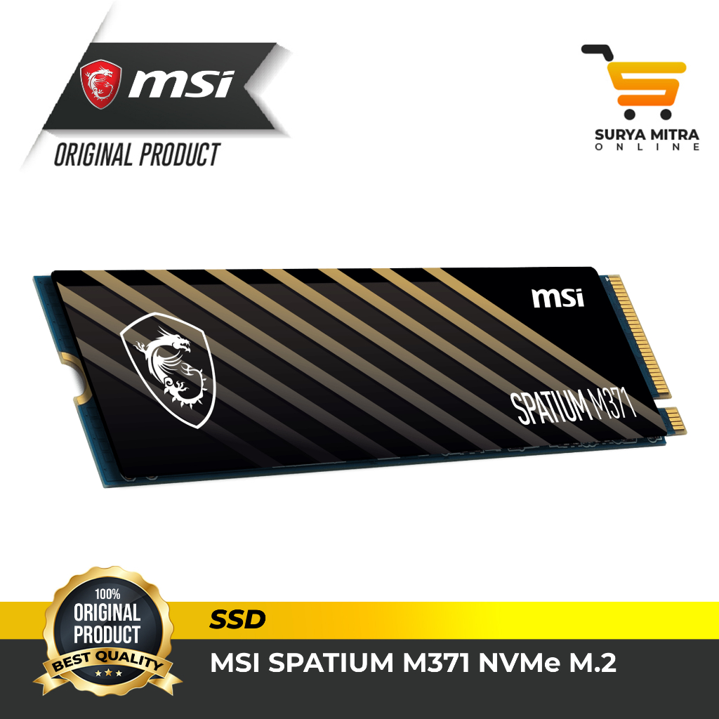 Jual SSD MSI SPATIUM M371 NVMe M.2 Gen3 | Shopee Indonesia