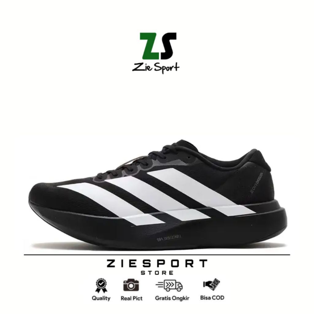 Jual Sepatu Olahraga Running Adizero Evo SL " Black White " Trainer ...