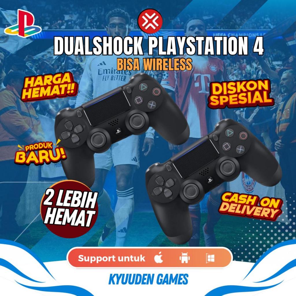 Jual [ NEW PROMO DAPAT 2 ] Stik Stick PS4 Getar Gyro Axis Gamepad ...