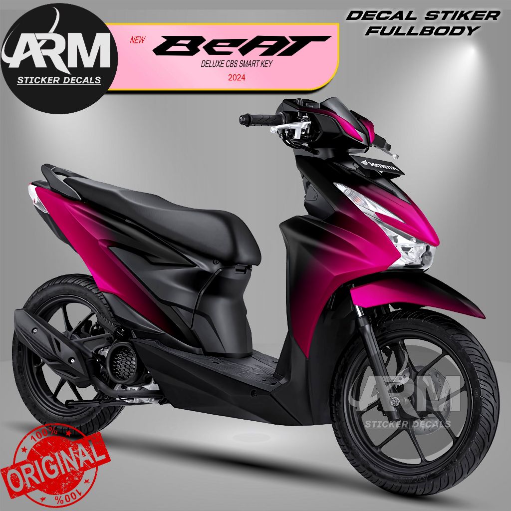 Jual Decal Sticker NEW BEAT CBS Deluxe Smart Key Remote Full Body 2024 ...