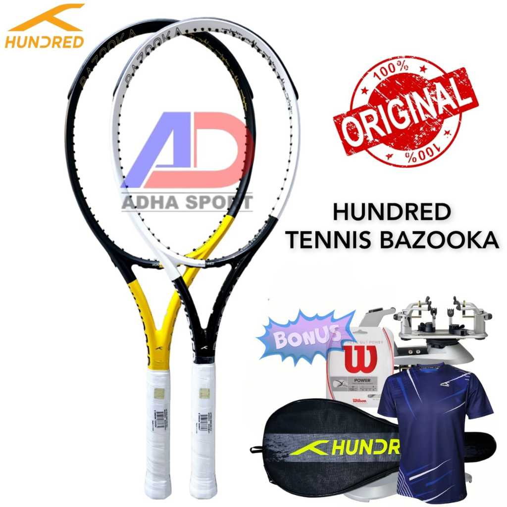 Jual Free Senar + Pasang ! Raket Tennis Hundred Bazooka HTRX-3M142 ...