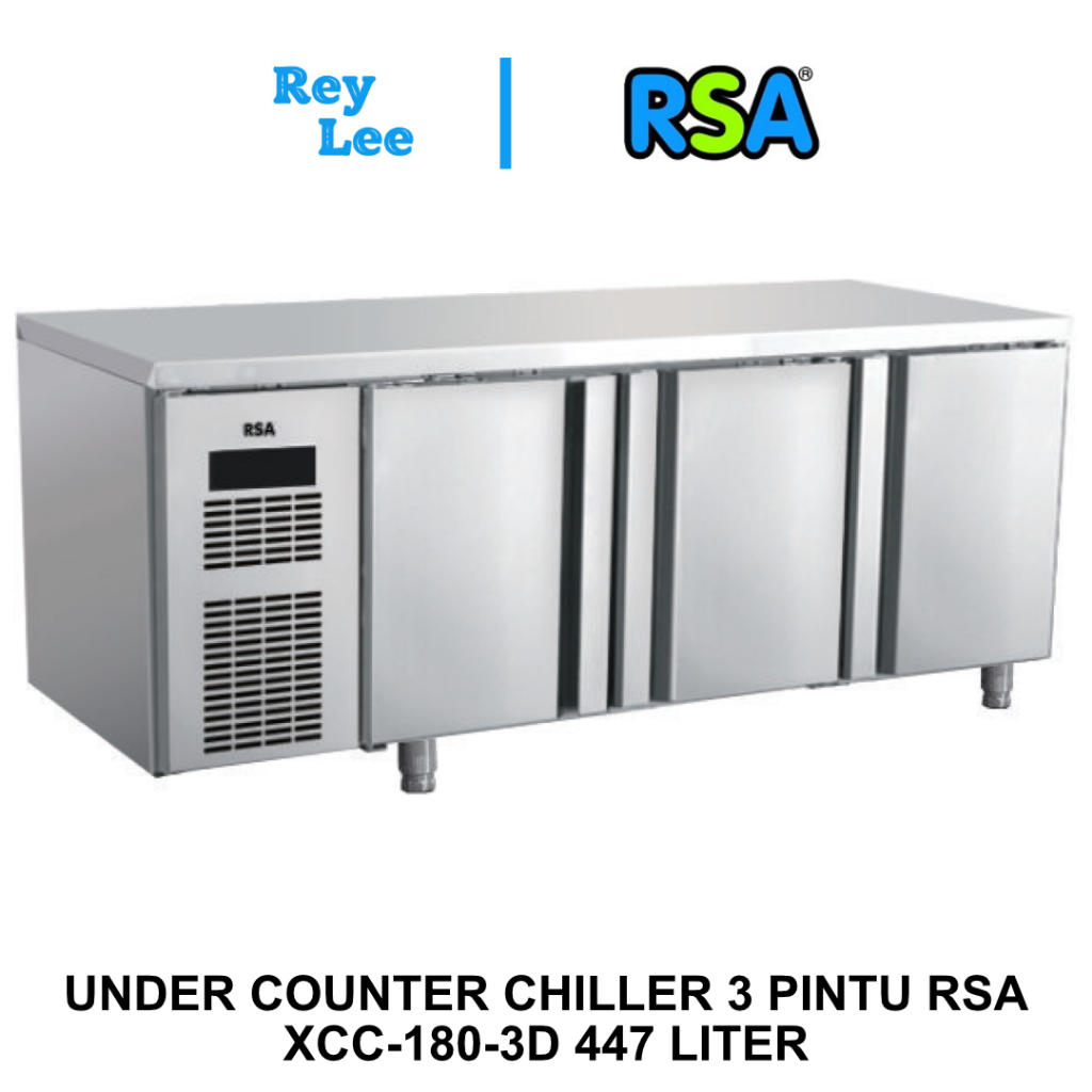 Jual Under Counter Chiller 3 Pintu RSA 447 Liter XCC-180-3D | Shopee ...