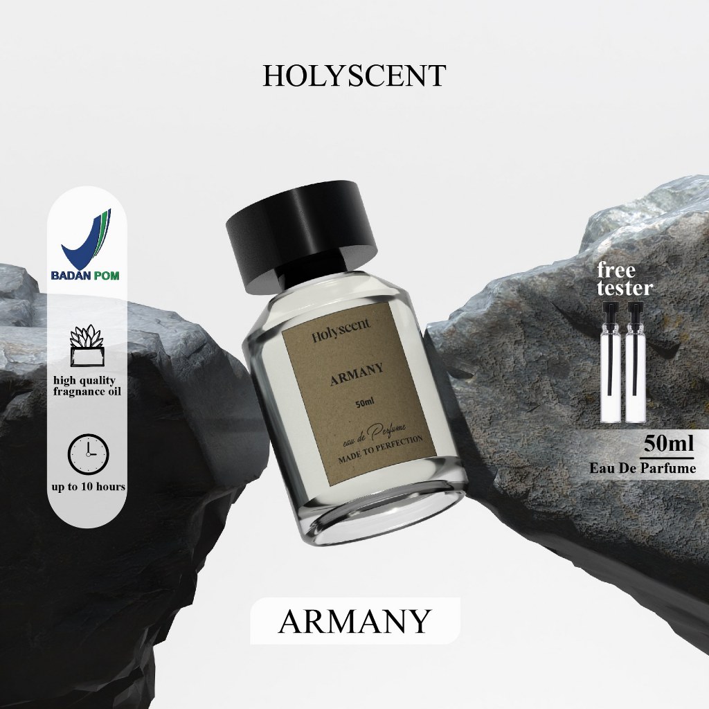 Jual Holyscent - Armany Eau De Parfum / Parfum Pria Aroma Fresh Woody ...