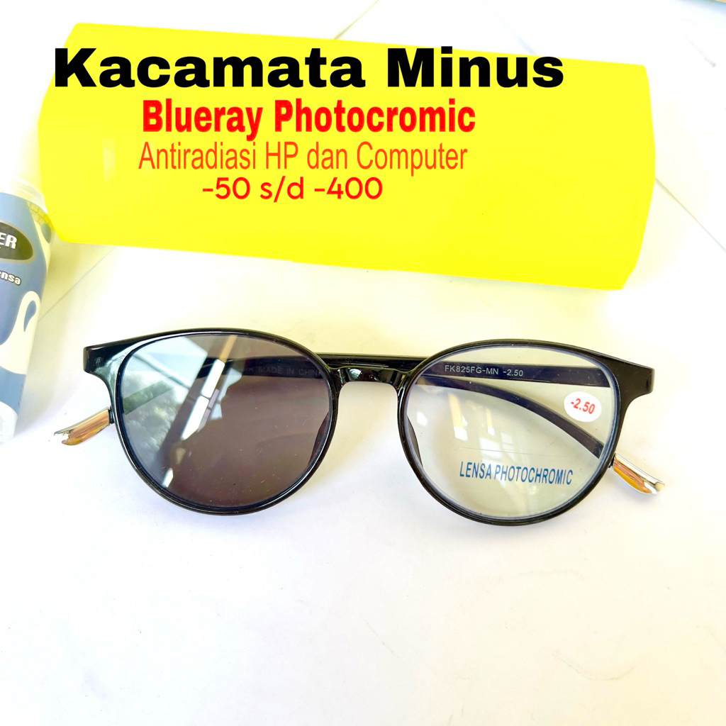 Jual Kacamata Minus Blueray Photocromic Antiradiasi HP dan Computer ...