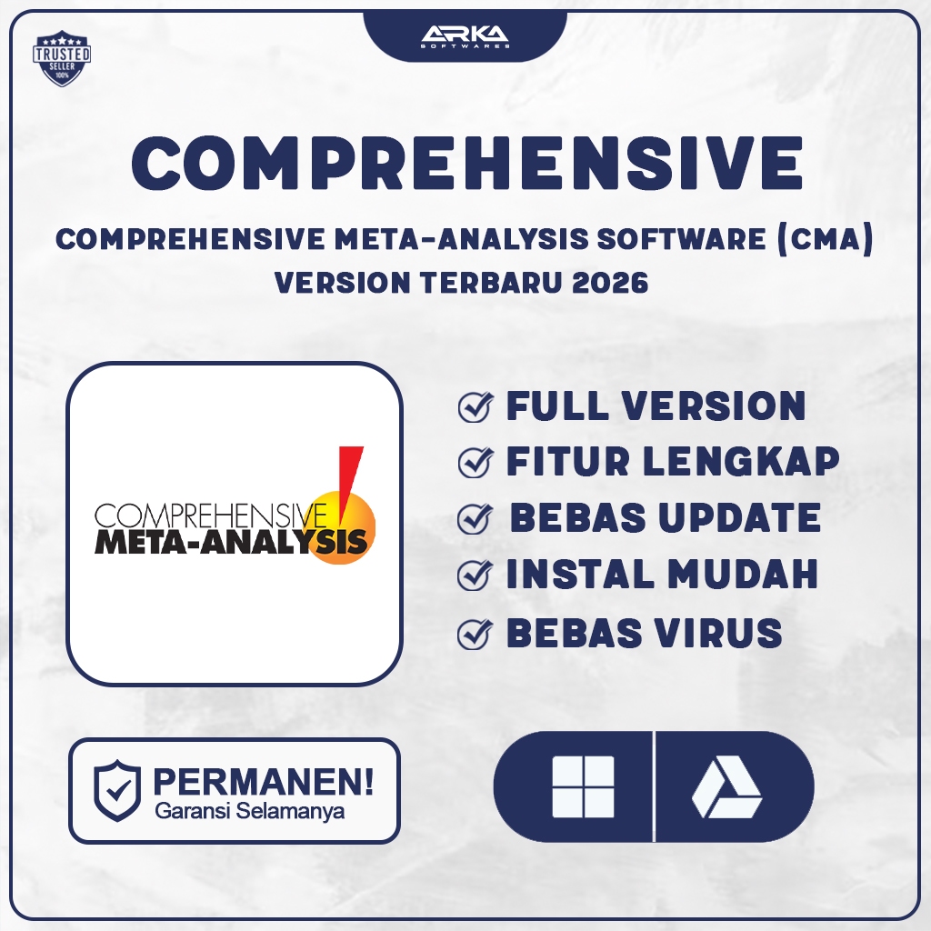 Jual Comprehensive Meta Analysis (CMA) 2026 Full Version Original ...