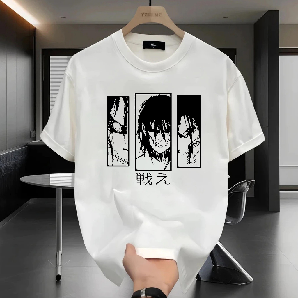 Jual Clothing T-shirt 24s Baju Pria Wanita Kaos " Anime Attack On Titan ...