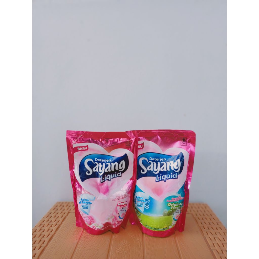 Jual Sayang Detergent Cair Pouch 510ml All Varian | Shopee Indonesia